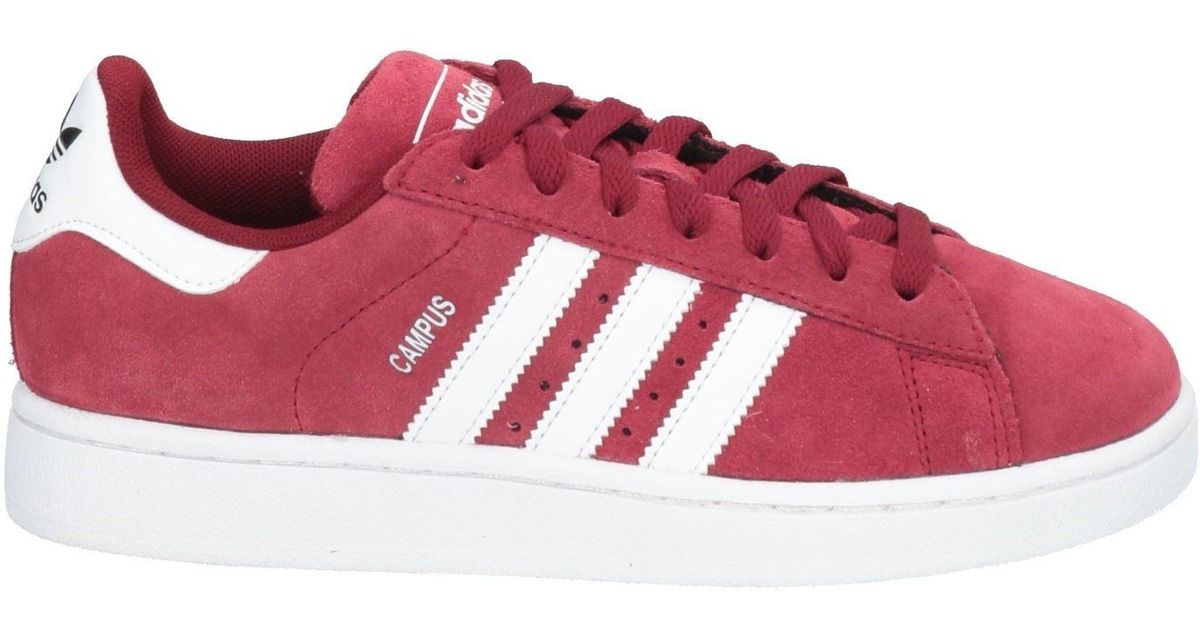 adidas Originals Sneakers Leather, Textile Fibers in Red for Men | Lyst