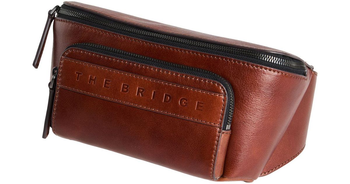 The Bridge Belt Bag Leather in Brown for Men | Lyst UK