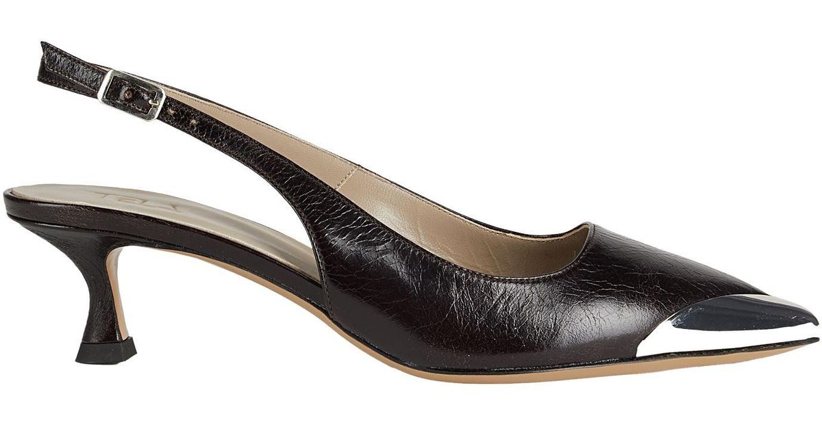 Tela Dark Pumps Calfskin in Brown | Lyst