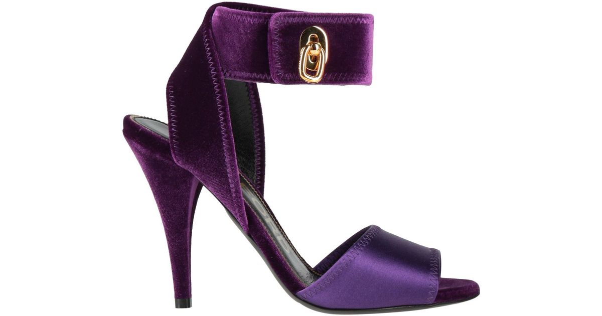 Tom Ford Sandals Textile Fibers in Purple | Lyst