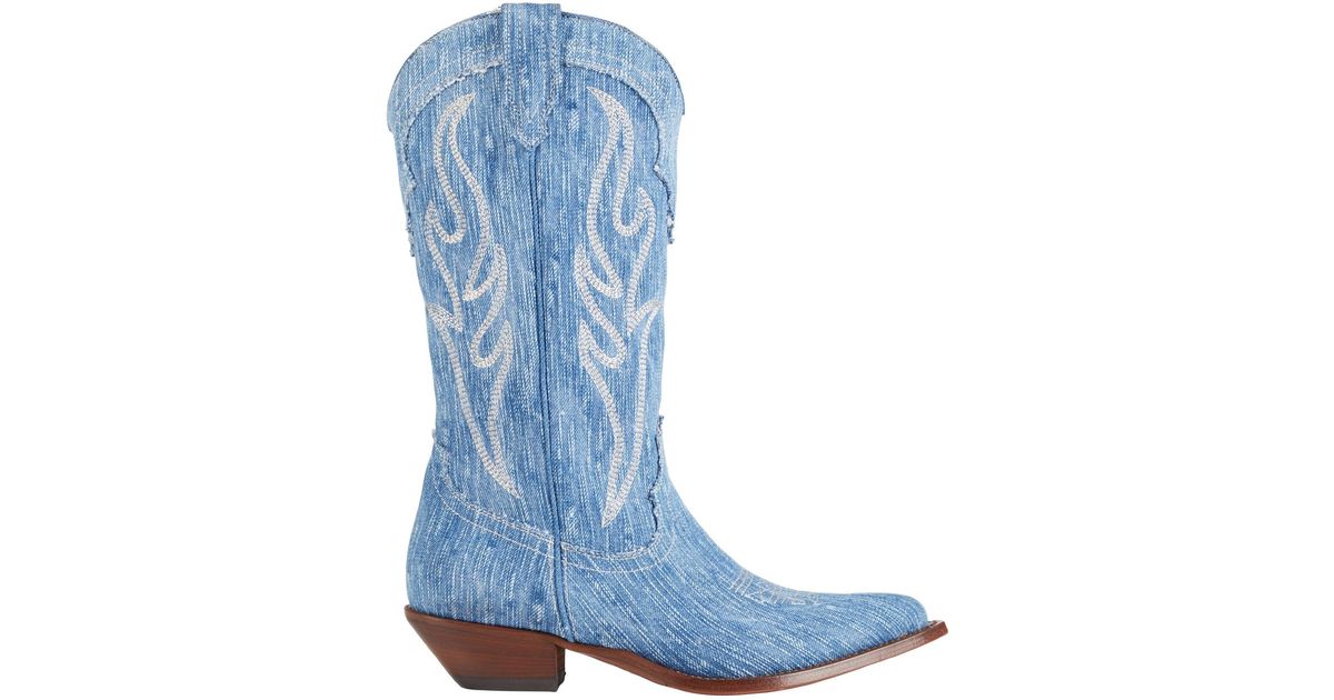 Sonora Boots Boot Textile Fibers in Blue | Lyst