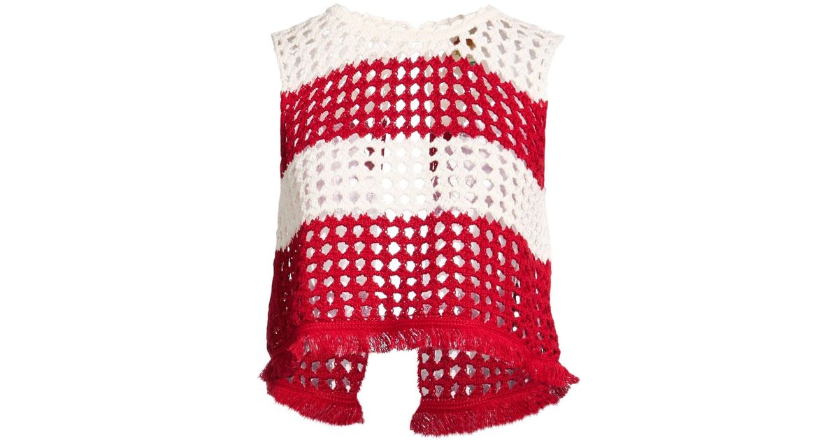 FARM Rio Tops in Red | Lyst UK