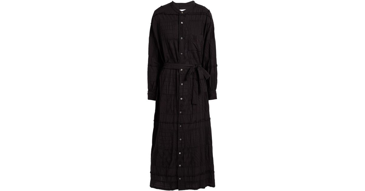 Engineered Garments Midi Dress Cotton in Black | Lyst UK