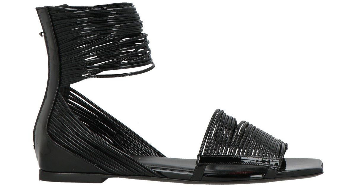 Cesare Paciotti Sandals in Black | Lyst UK