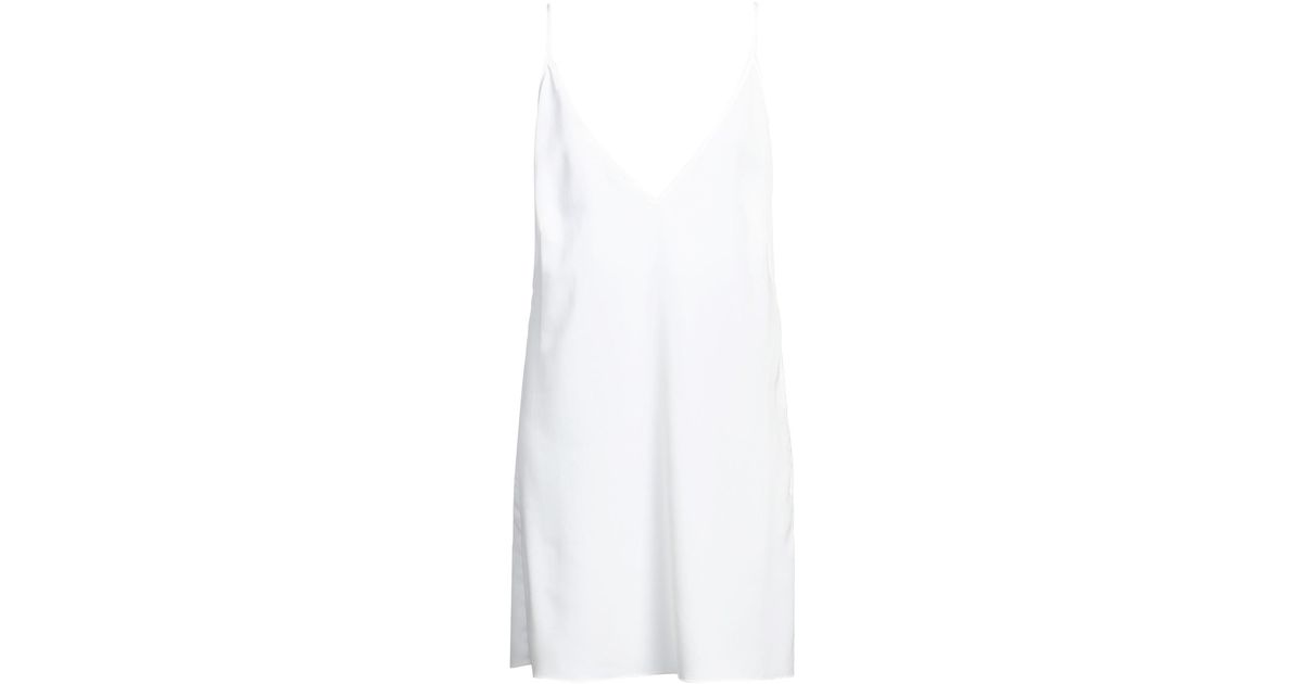 Sandro Mini Dress Polyester in White | Lyst