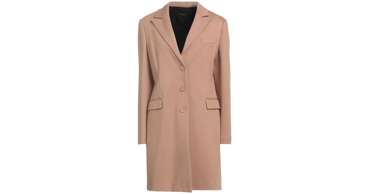 Hanita Overcoat & Trench Coat in Natural | Lyst