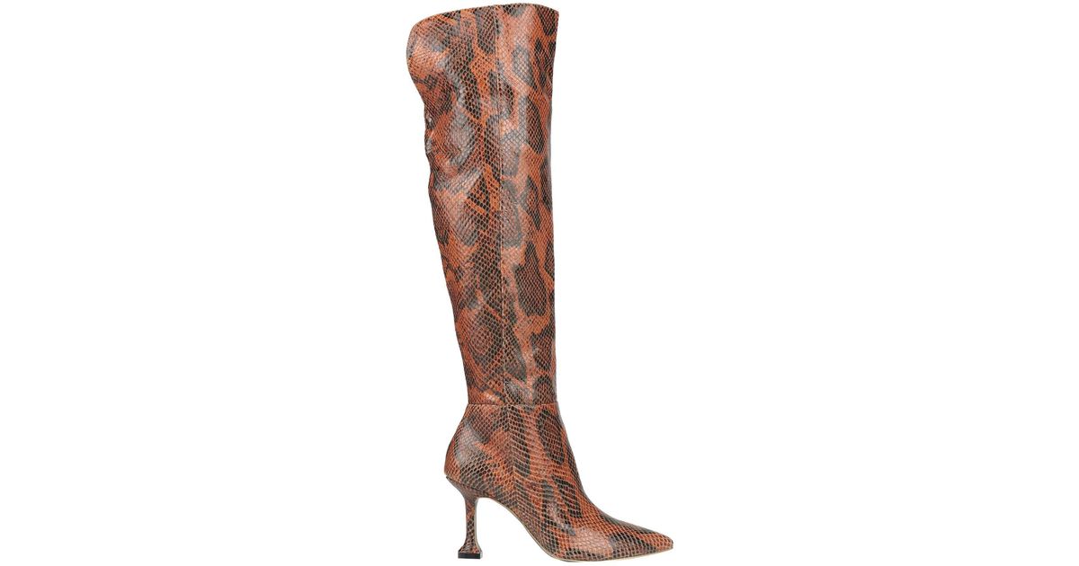 GOLD&ROUGE Boot in Brown | Lyst