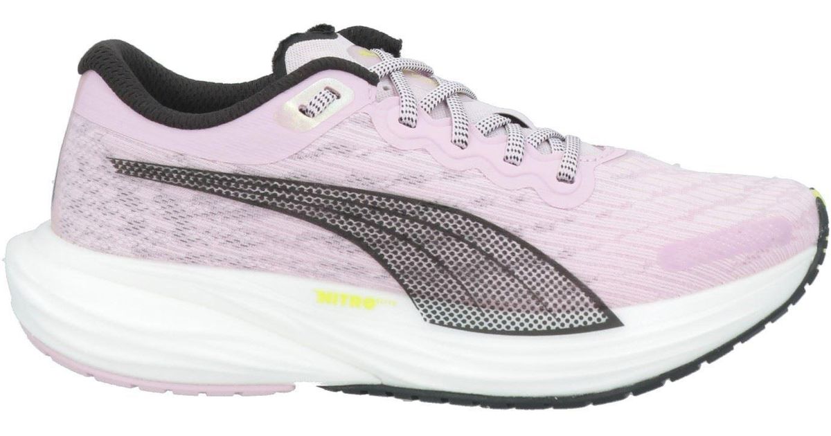 PUMA Lilac Sneakers Textile Fibers in White | Lyst