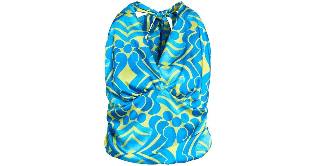 Hanita Top in Blue | Lyst UK