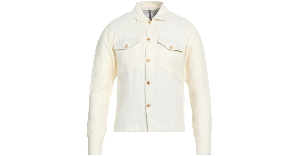 Eleventy Shirts in White for Men | Lyst UK