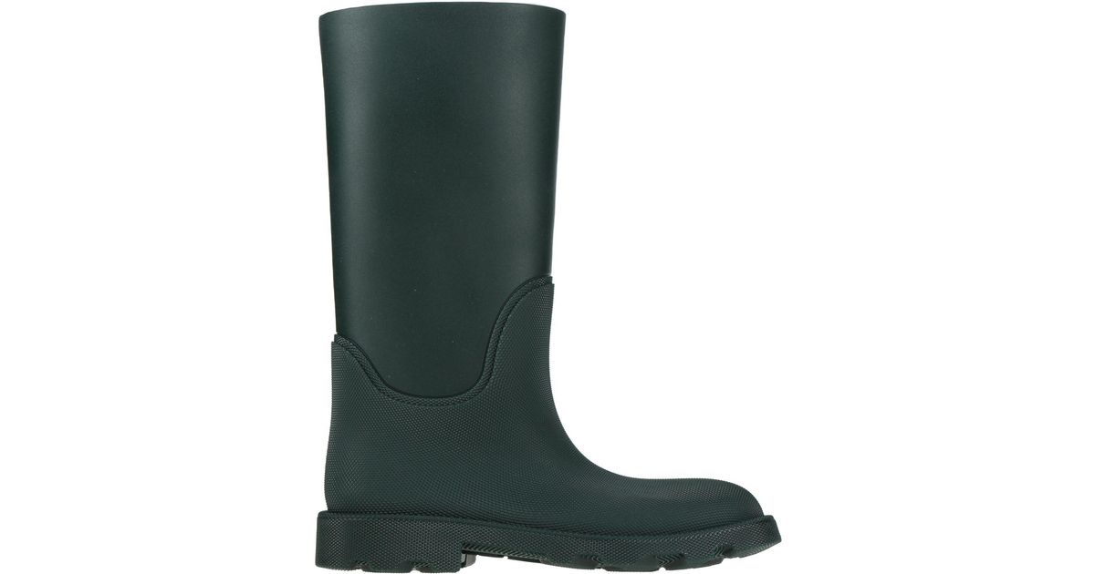 Burberry Boot Rubber in Green for Men | Lyst