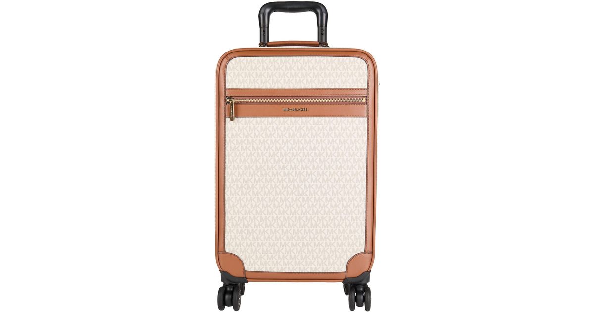 MICHAEL Michael Kors Wheeled Luggage Pvc in White | Lyst