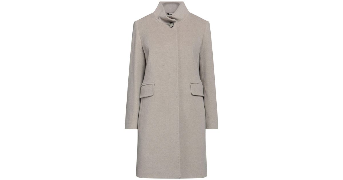 Cinzia Rocca Coat in Gray | Lyst