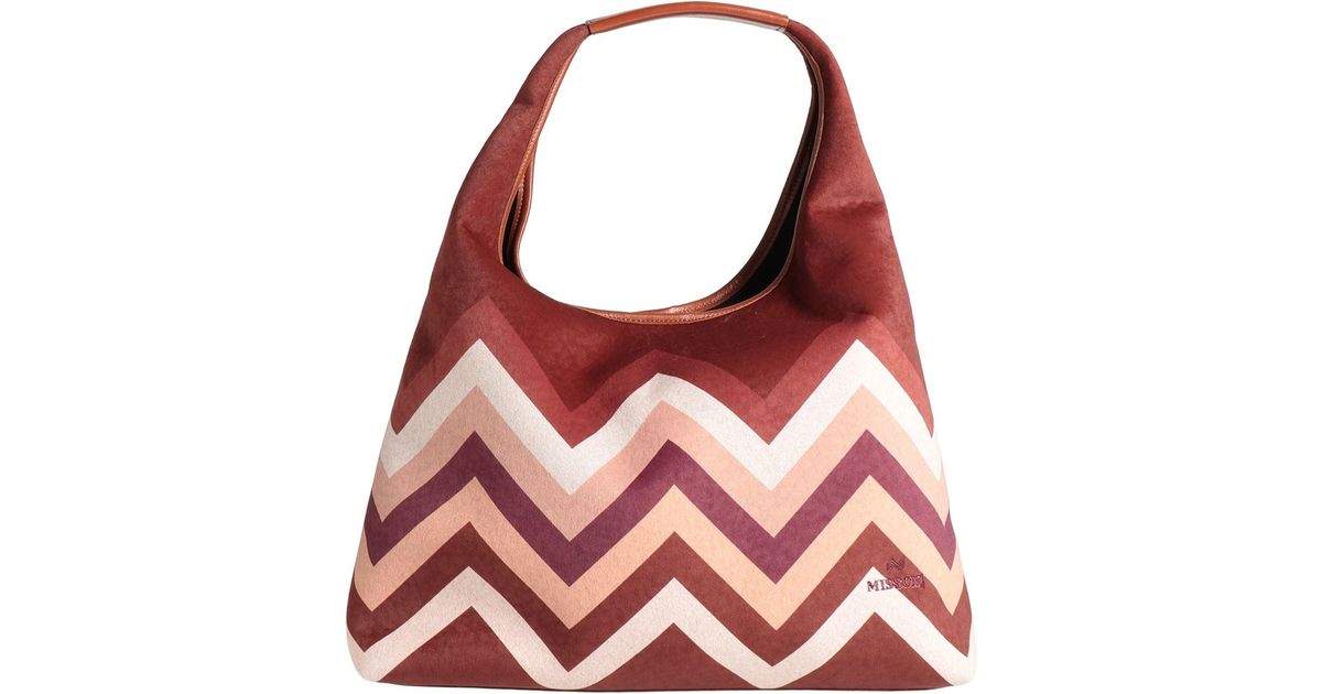 Missoni Handbag Textile Fibers in Pink | Lyst