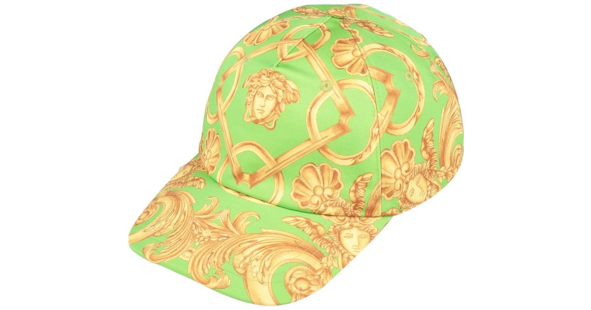 Versace Hat in Green for Men | Lyst UK
