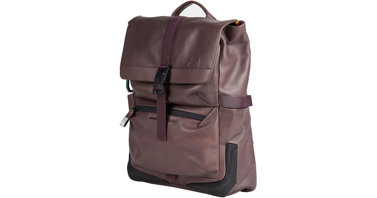 Piquadro Plum Backpack Cow Leather, Eva (Ethylene in Brown | Lyst