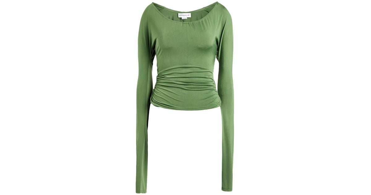Victoria Beckham T-Shirts in Green | Lyst UK
