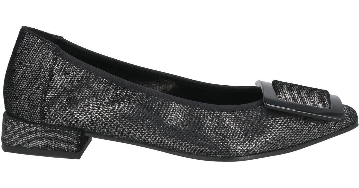KARIDA Ballet Flats Textile Fibers in Black | Lyst