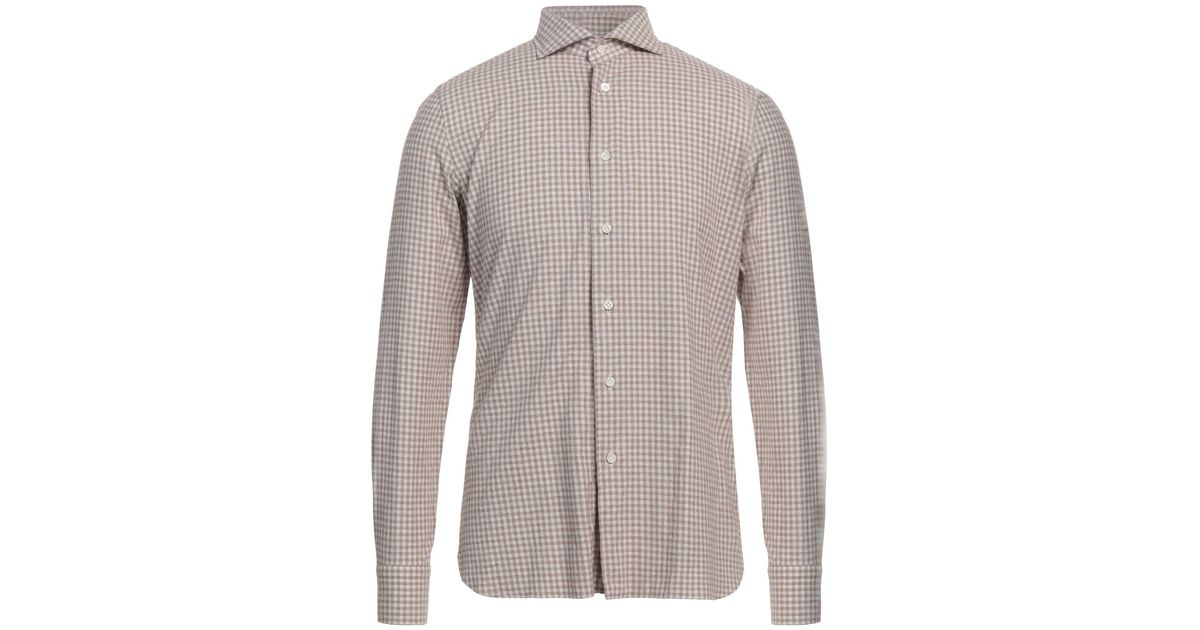 Truzzi Shirt in Grey for Men | Lyst Australia