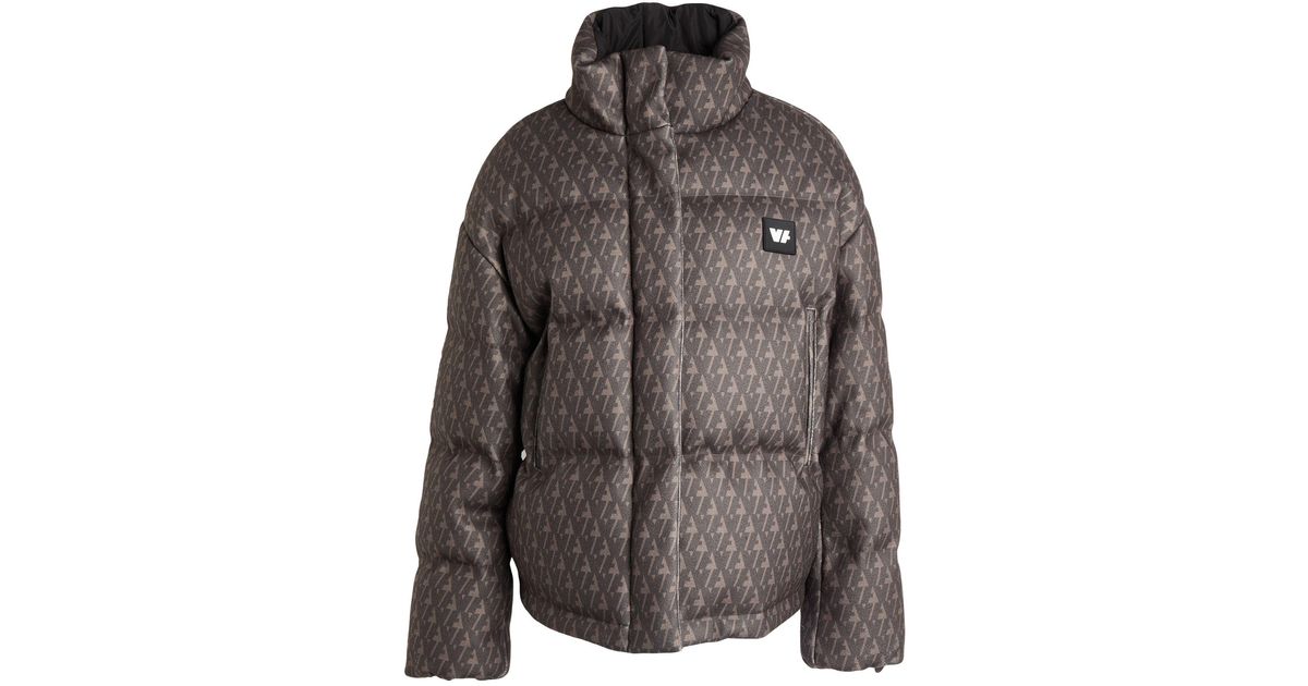 Venera Arapu Puffer Wool, Polyester in Brown | Lyst UK