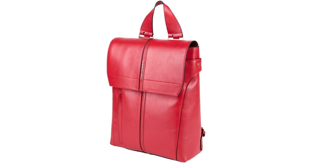 Piquadro Backpacks in Pink | Lyst