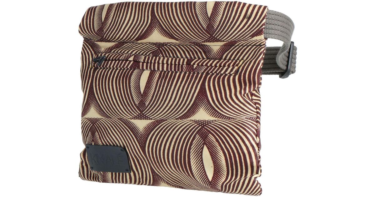 Kimalé Dark Belt Bag Textile Fibers in Brown | Lyst