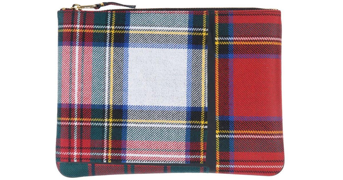 Comme des Garçons Pouch Wool in Red for Men | Lyst