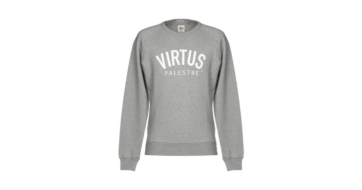 Virtus Palestre Cotton Sweatshirt in Grey (Gray) for Men - Lyst