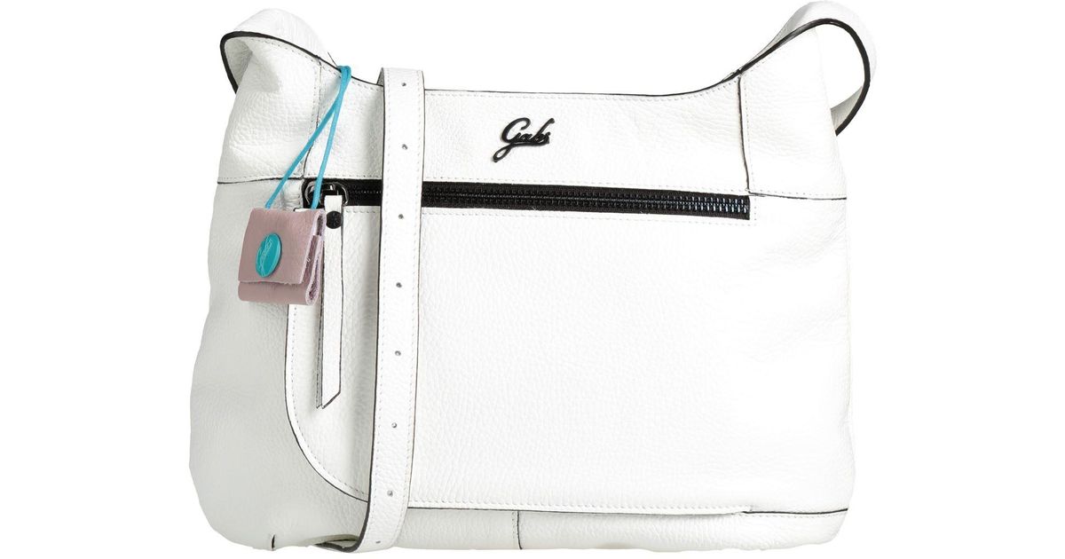 Gabs Mirta Tg L -- Cross-Body Bag Calfskin in White | Lyst