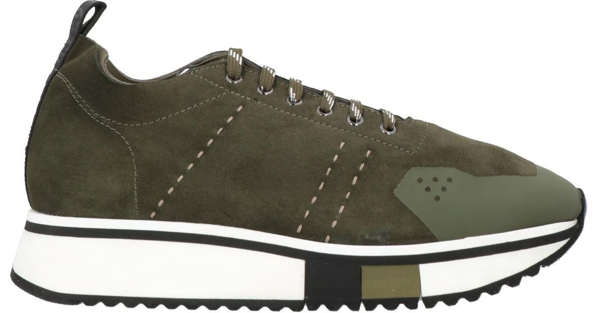 Fabi F65 Military Sneakers Leather in Green for Men | Lyst