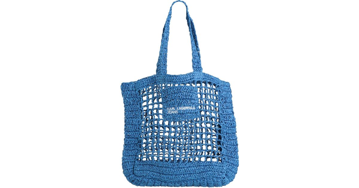 Karl Lagerfeld Handbag Paper in Blue | Lyst UK