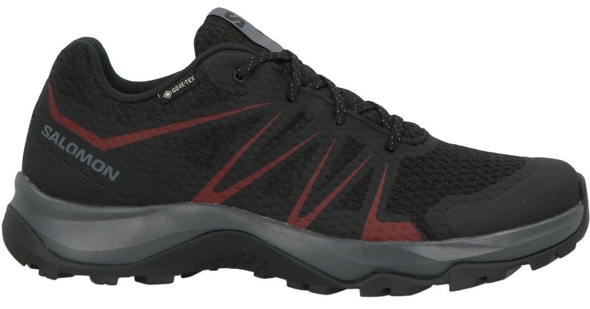Salomon Warra Gtx Sneakers Textile Fibers in Black for Men | Lyst UK