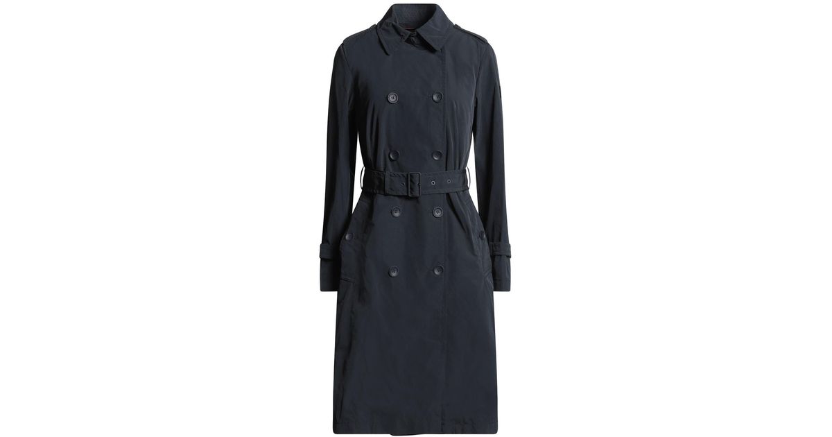 Peuterey Overcoat & Trench Coat in Blue | Lyst UK