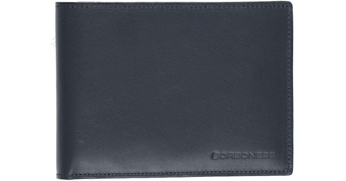 Borbonese Wallet in Blue for Men | Lyst UK