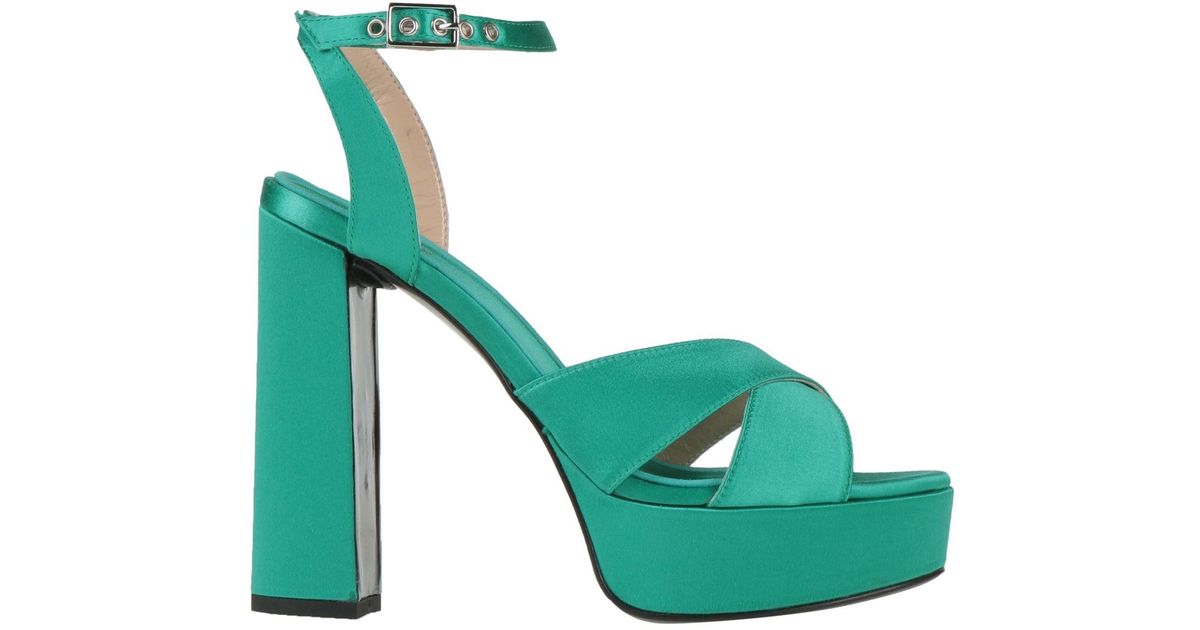 Fabi Sandals in Green | Lyst