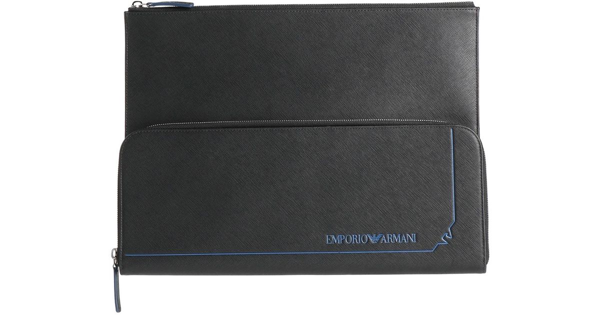 Emporio Armani Handbags in Black for Men | Lyst UK