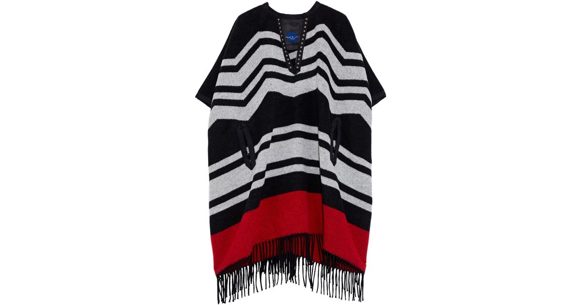 That's It Cape Acrylic, Polyester, Wool, Other Fibres in Red | Lyst