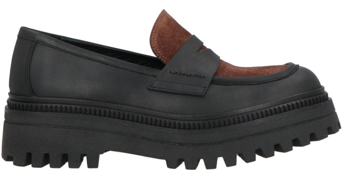 KARIDA Loafers Calfskin in Black | Lyst