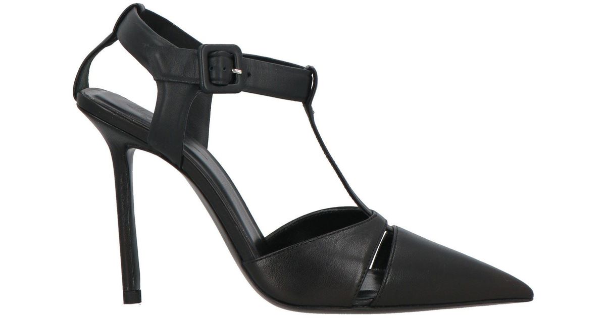 Cesare Paciotti Pumps Leather in Black | Lyst