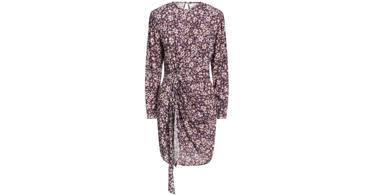 Isabel Marant Mini Dress in Purple | Lyst UK