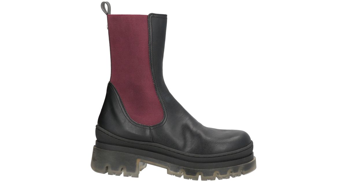 Manila Grace Ankle Boots Synthetic Material in Purple | Lyst