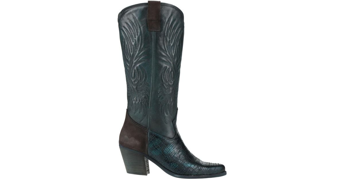 Felmini Deep Boot Leather in Green | Lyst UK