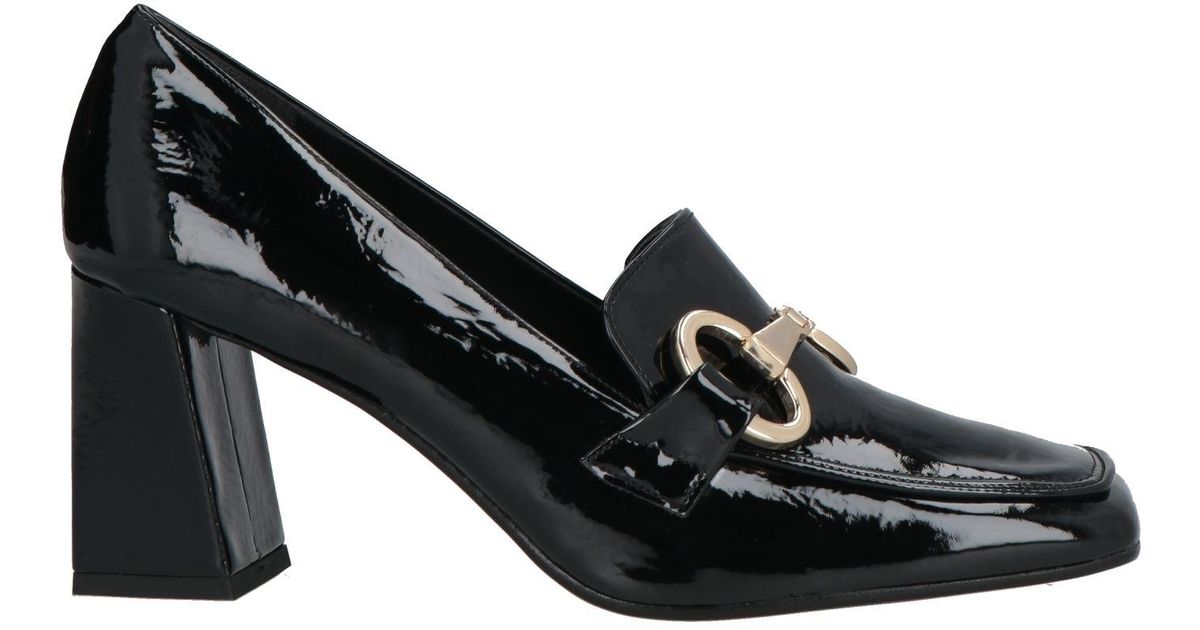 GIO PALMA Loafers Textile Fibers in Black | Lyst