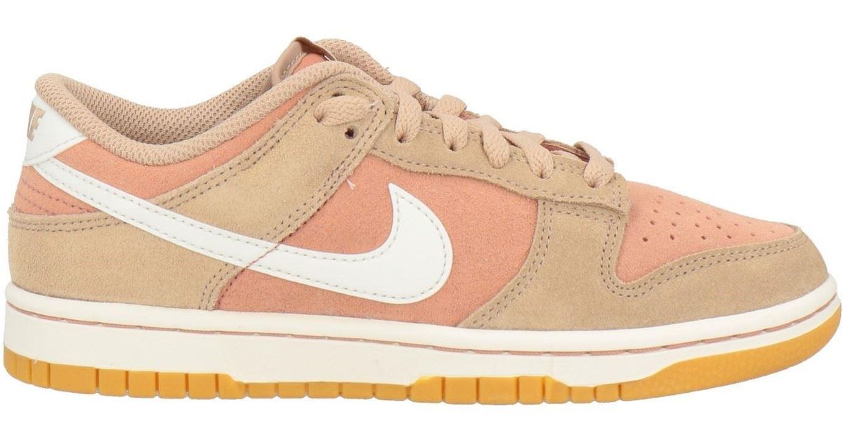 Nike Dunk Low Retro Se Sneakers Leather in Natural | Lyst UK