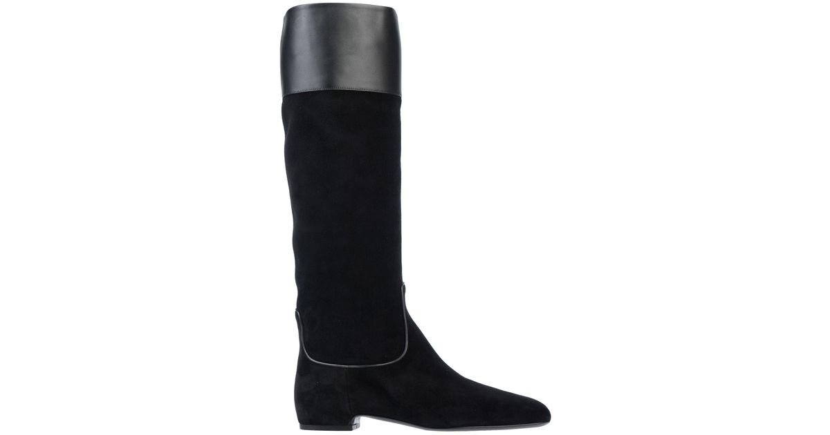 Roger Vivier Boot Soft Leather in Black | Lyst UK