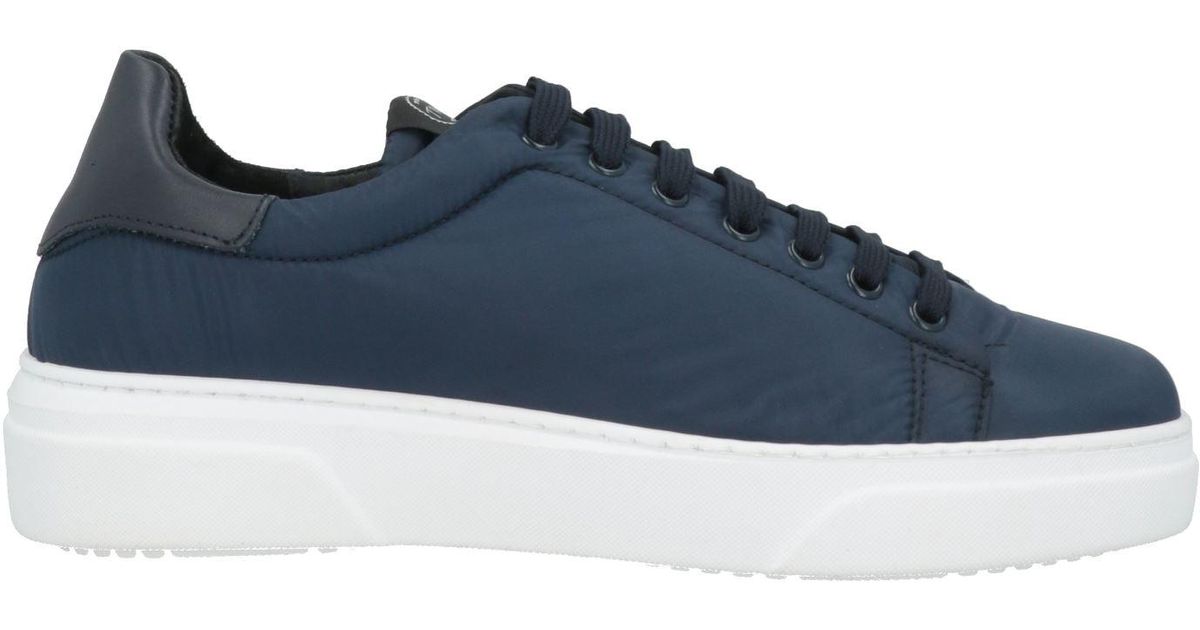 TONY WILD Sneakers Textile Fibers, Leather in Blue for Men | Lyst