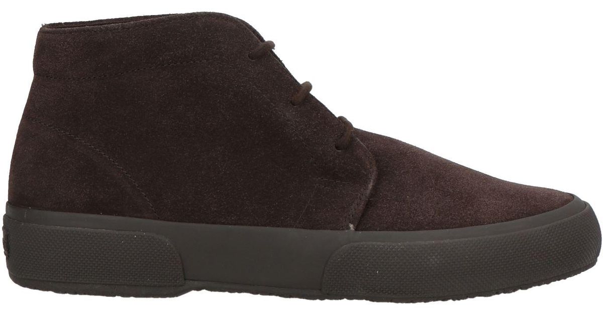 Superga Ankle Boots in Brown for Men | Lyst UK