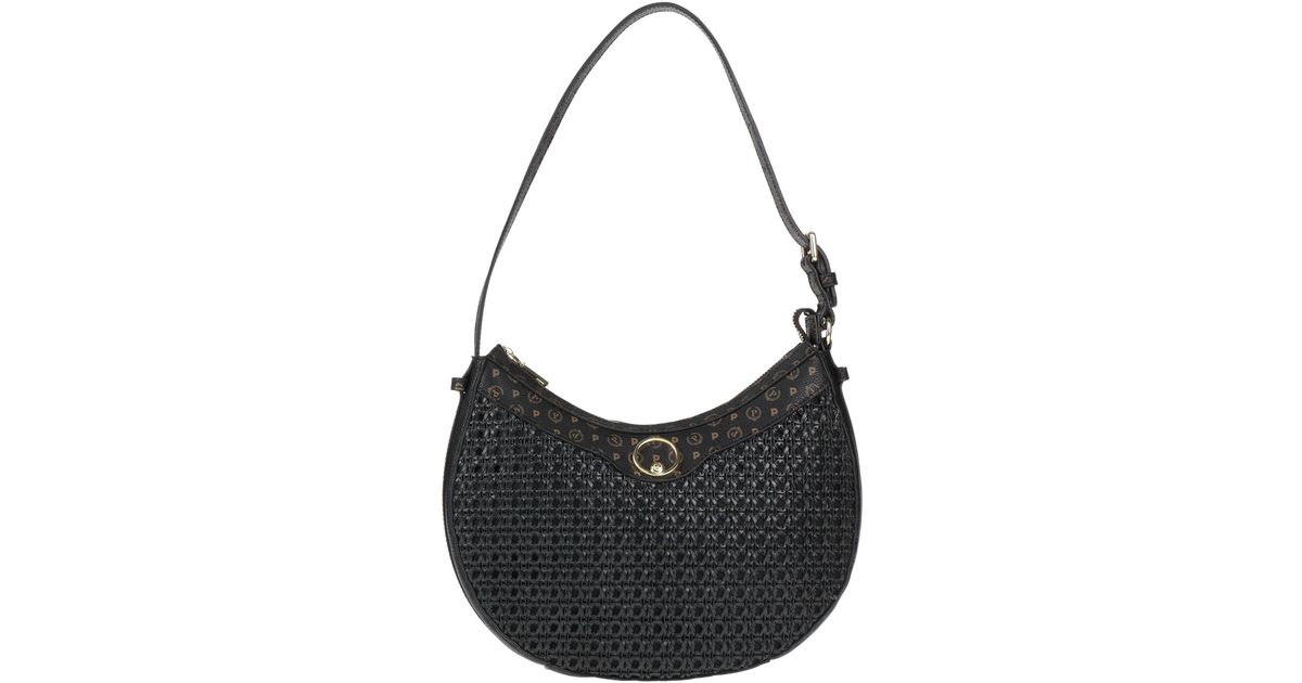Pollini Shoulder Bag Polyurethane in Black | Lyst