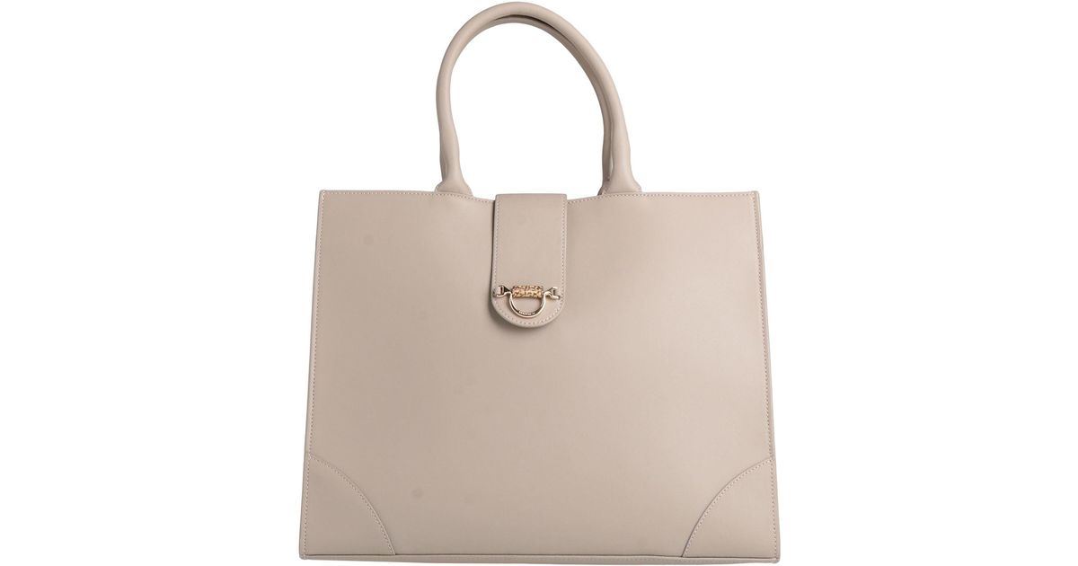 Borbonese Handbag in Natural | Lyst UK