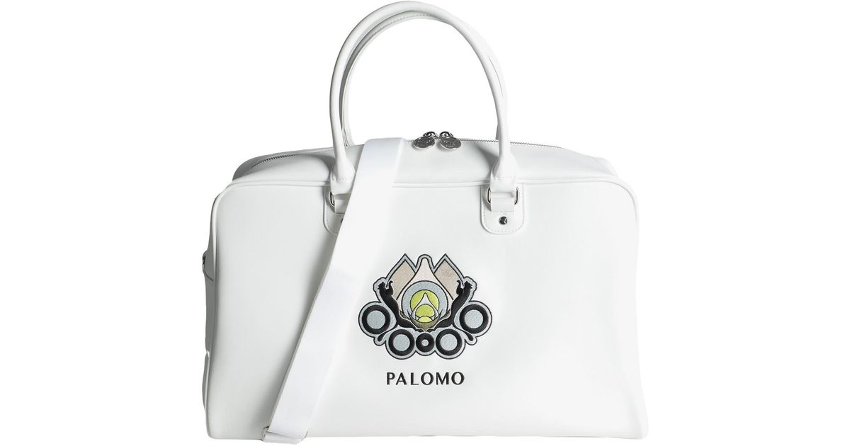 PUMA x PALOMO Duffel Bags in White | Lyst UK